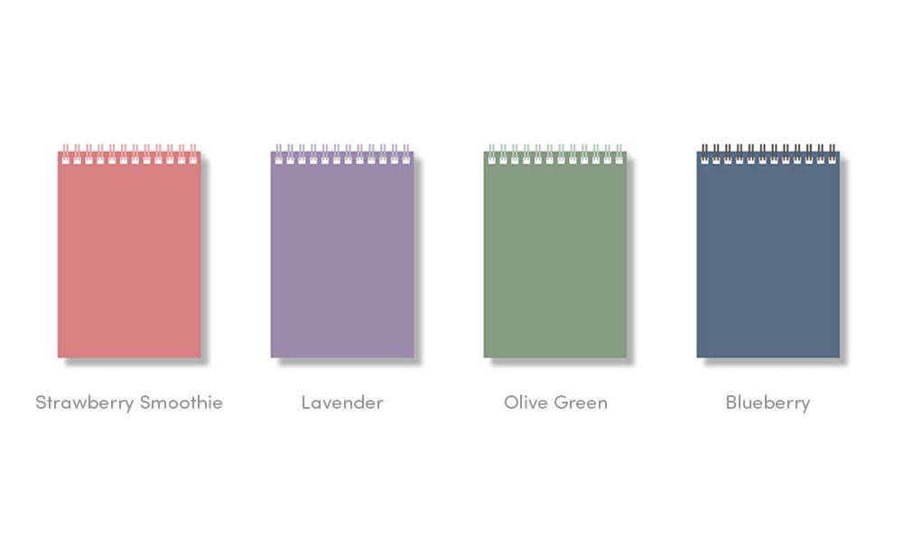 MochiThings: Medium Colorful Spiral Notebook