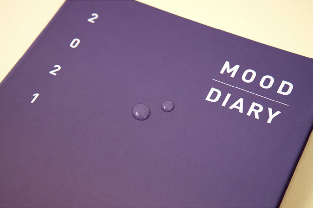 MochiThings: 2021 Gradient Mood Monthly Diary