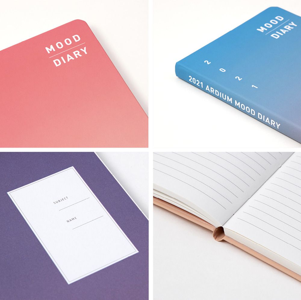 MochiThings: 2021 Gradient Mood Monthly Diary