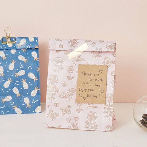 MochiThings: Vintage Pattern Gift Paper Bag Set