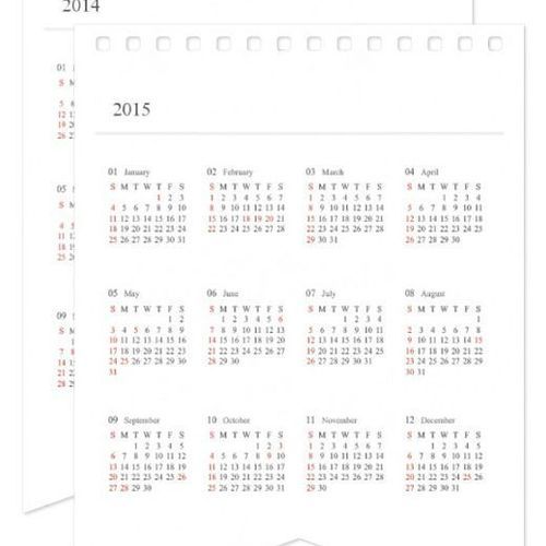 MochiThings: 2014-2015 Basic Desk Calendar