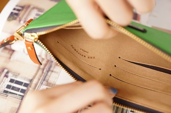 MochiThings: Slim Leather Travel Pouch