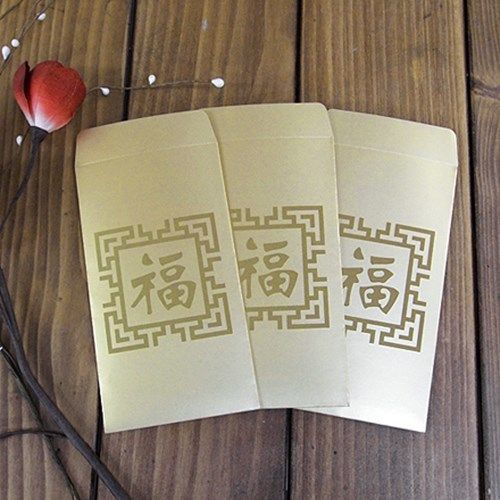 MochiThings: Gold Luxury Gift Envelope Set
