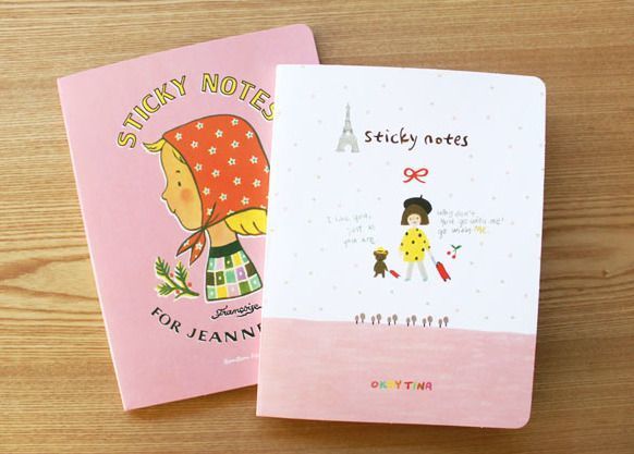 MochiThings: Lovely Girl Sticky Note Set