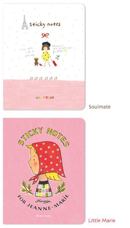 MochiThings: Lovely Girl Sticky Note Set