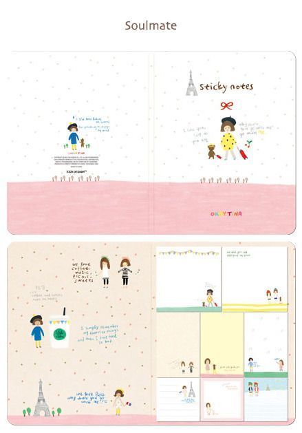 MochiThings: Lovely Girl Sticky Note Set
