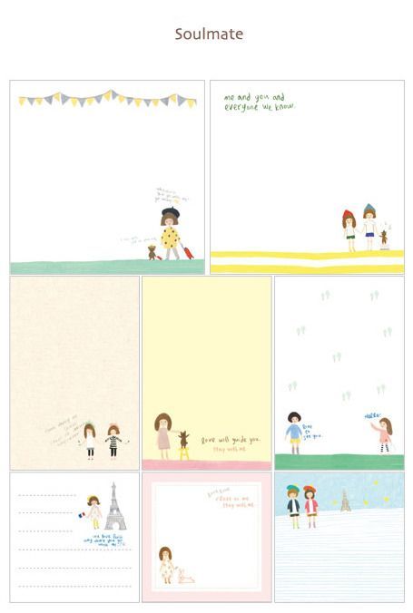 MochiThings: Lovely Girl Sticky Note Set