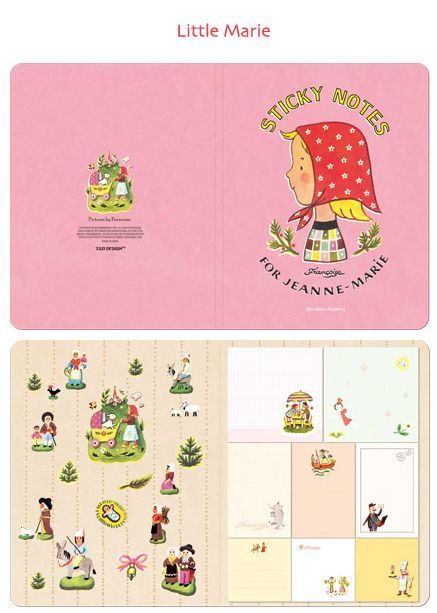 MochiThings: Lovely Girl Sticky Note Set