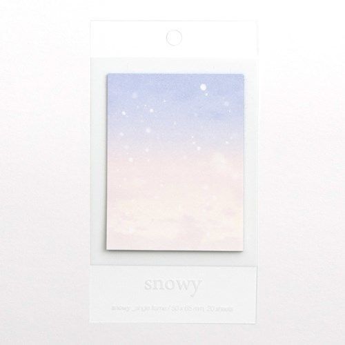 MochiThings: Snowy Sticky Note Set