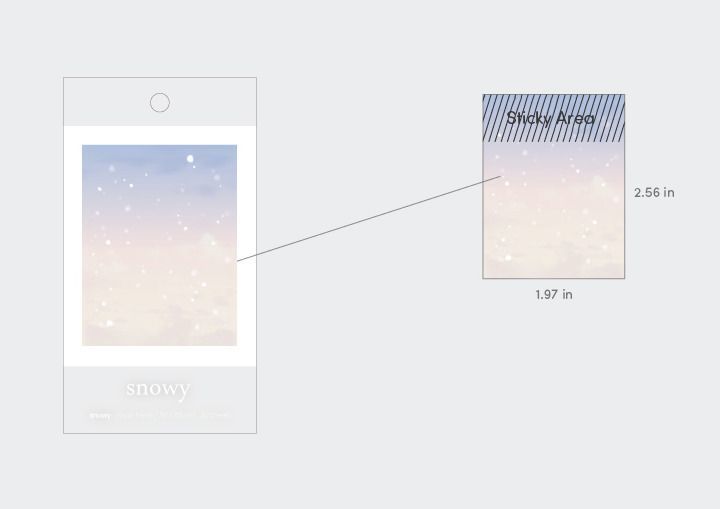 MochiThings: Snowy Sticky Note Set