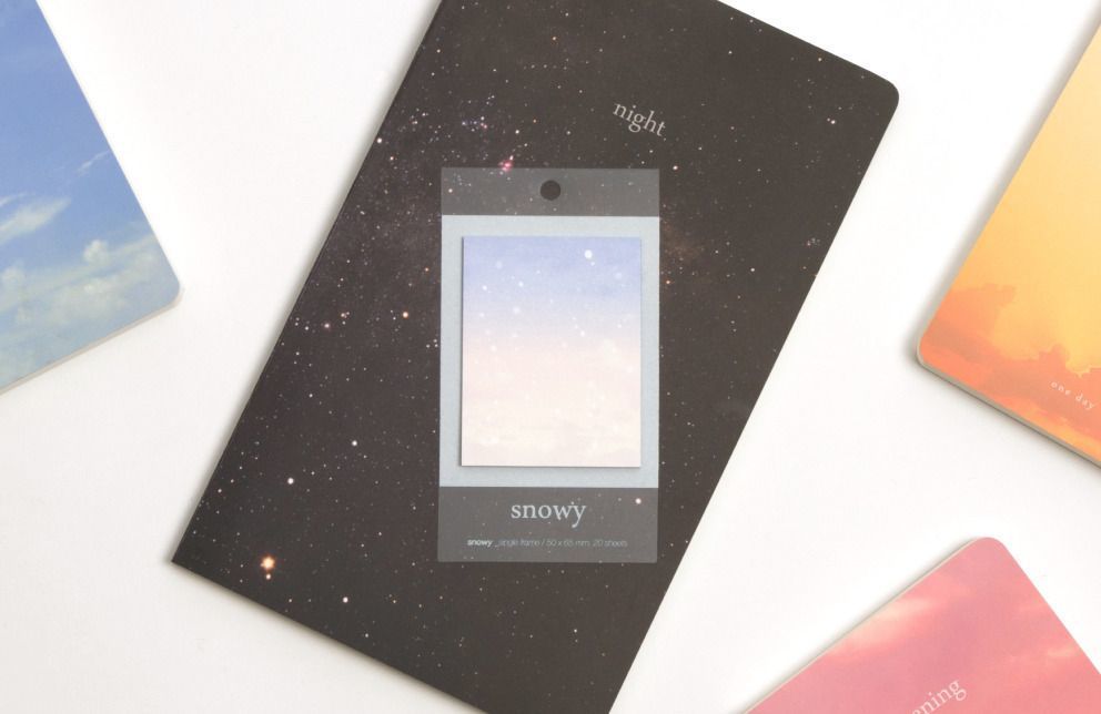 MochiThings: Snowy Sticky Note Set