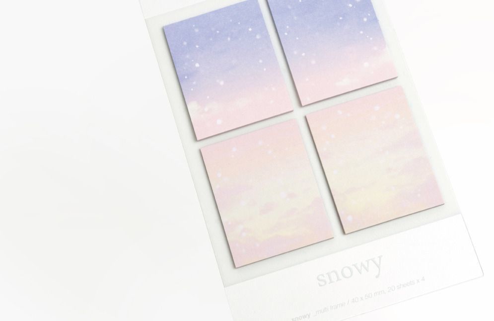 MochiThings: Snowy Sticky Note Set