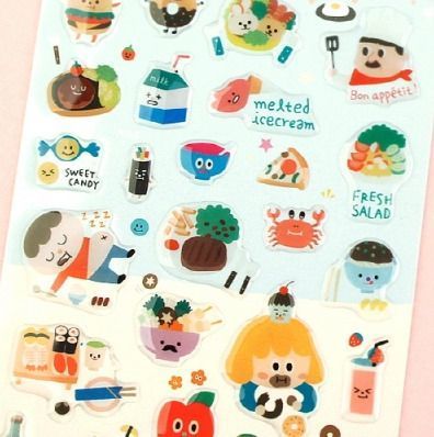 MochiThings: Little Buddy Snack Time Deco Sticker