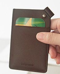 MochiThings: Life Studio Leather Slim Card Case & Strap