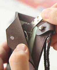 MochiThings: Life Studio Leather Slim Card Case & Strap