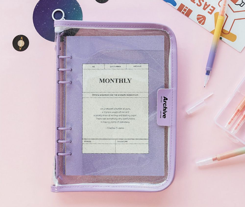 MochiThings: Archive 6 Ring A5 Zipper Binder