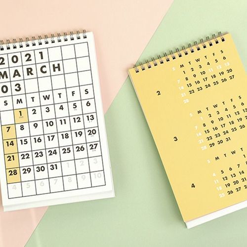 MochiThings: 2021 Color Plan Desk Calendar