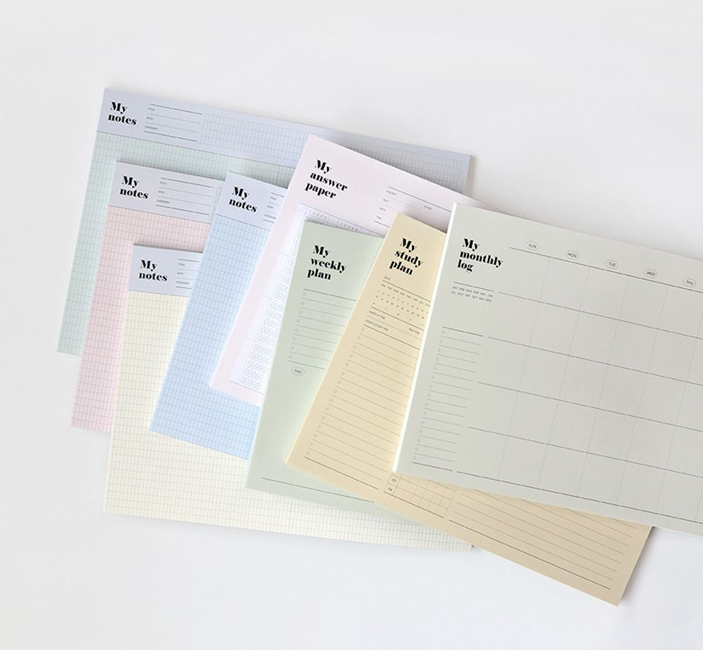 MochiThings: Large My Schedule Notepad