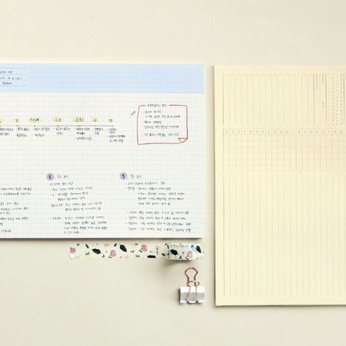 MochiThings: Large My Schedule Notepad