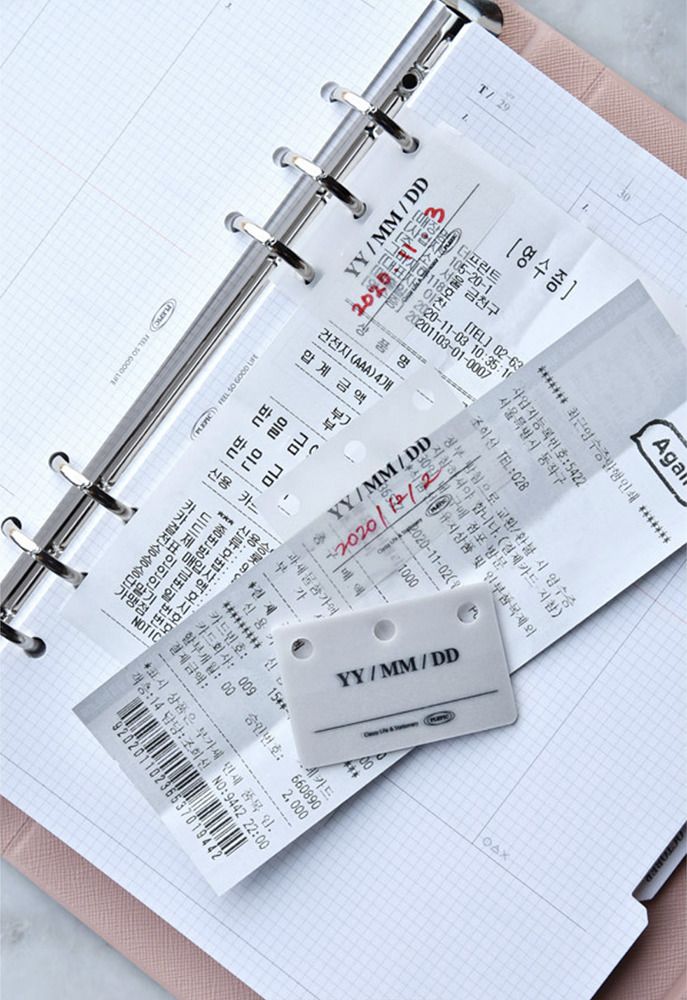 MochiThings: Sticky 6 Ring Binder Label Holder