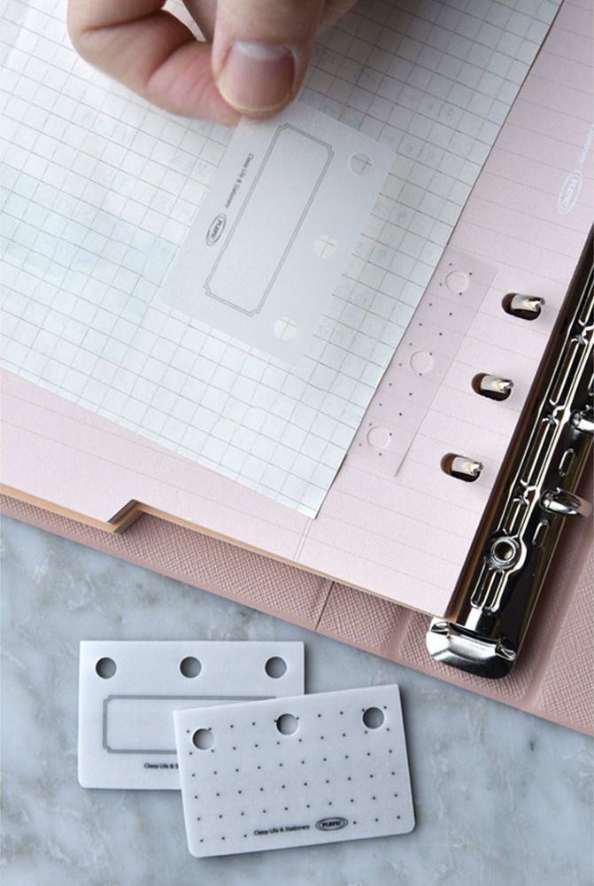 MochiThings: Sticky 6 Ring Binder Label Holder