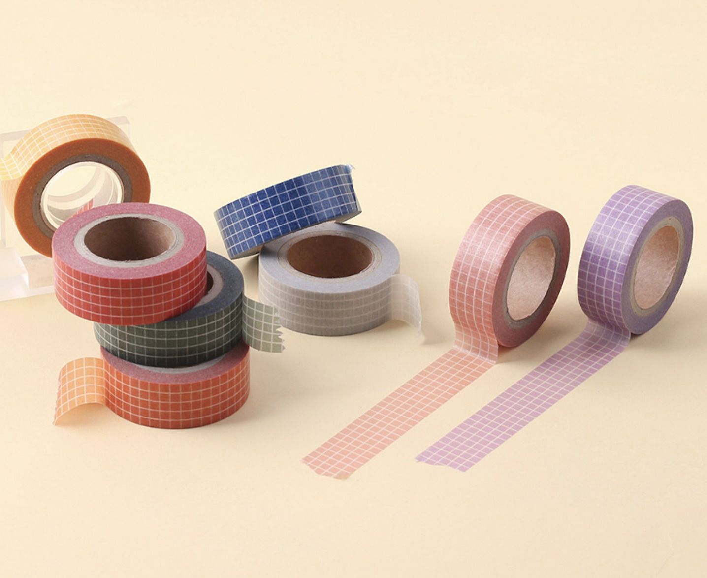 MochiThings: Colorful Check Masking Tape