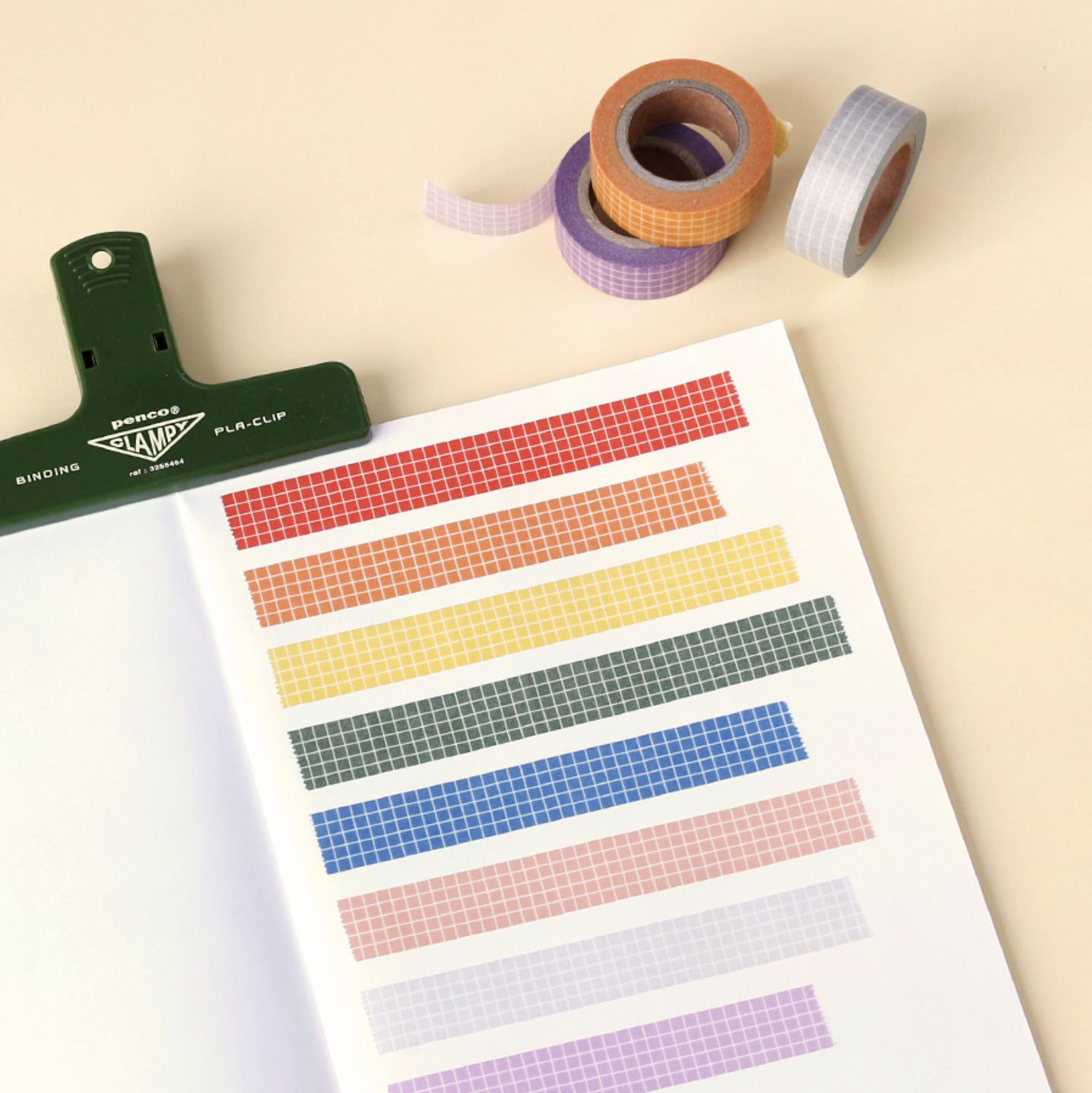 MochiThings: Colorful Check Masking Tape