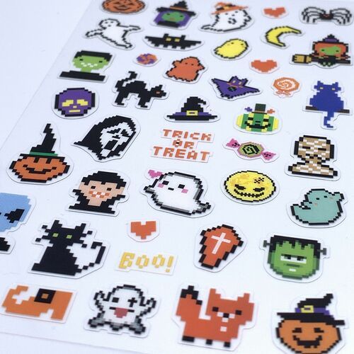 MochiThings: Trick or Treat 8-bit PVC Sticker