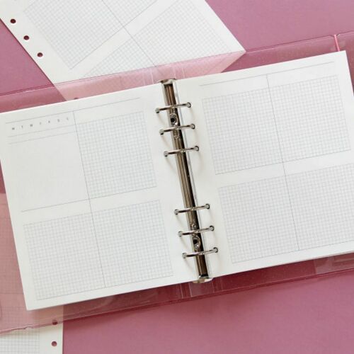 MochiThings: Square 6 Ring A6 Wide Planner Refill v2