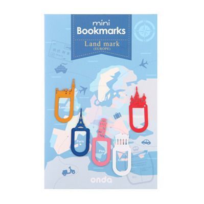 MochiThings: Mini Landmark Bookmark Set