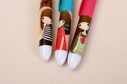 MochiThings: Lovely Girl 6 Color Pen