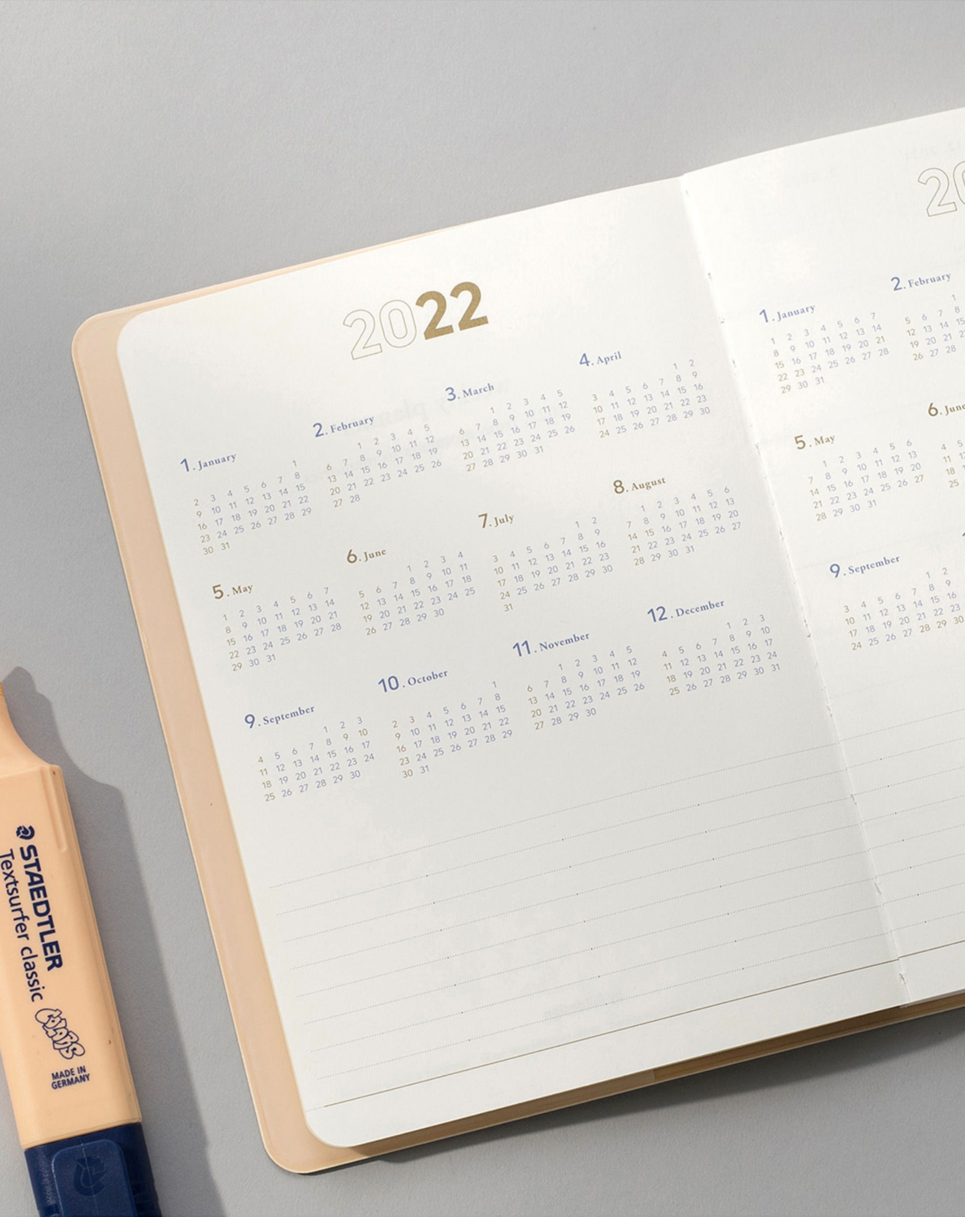 MochiThings: 2022 Slim & Wide Weekly Planner