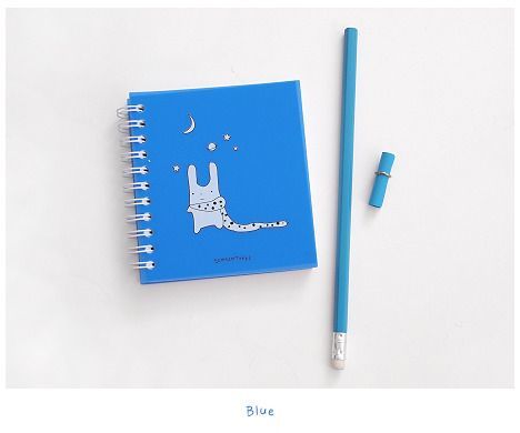 MochiThings: White Bunny Mini Notebook