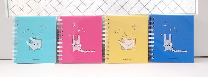 MochiThings: White Bunny Mini Notebook