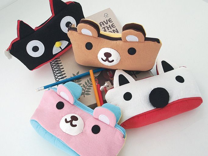 MochiThings: Fluffy Animal Pencil Case