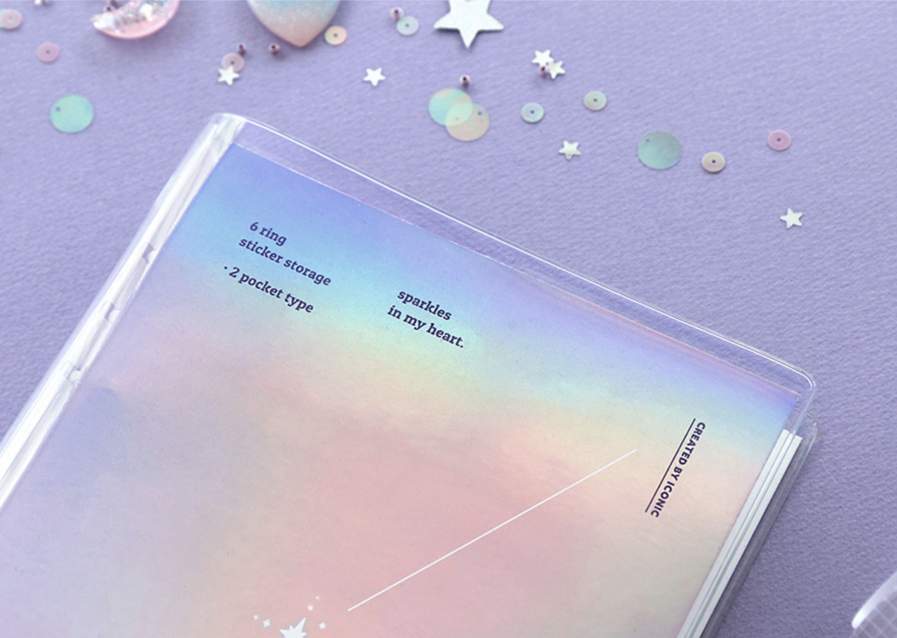 MochiThings: Sticker Storage 6 Ring A5 Binder + Pocket Set