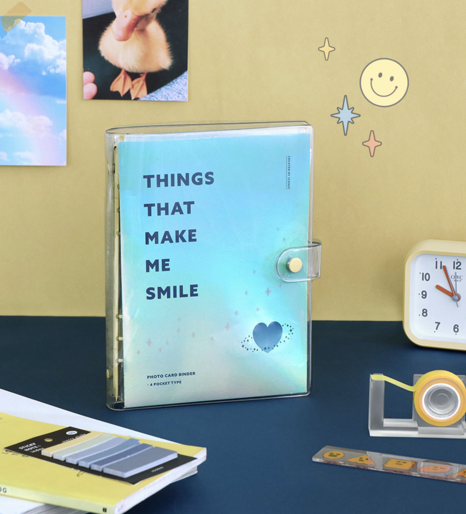 MochiThings: Sticker Storage 6 Ring A5 Binder + Pocket Set