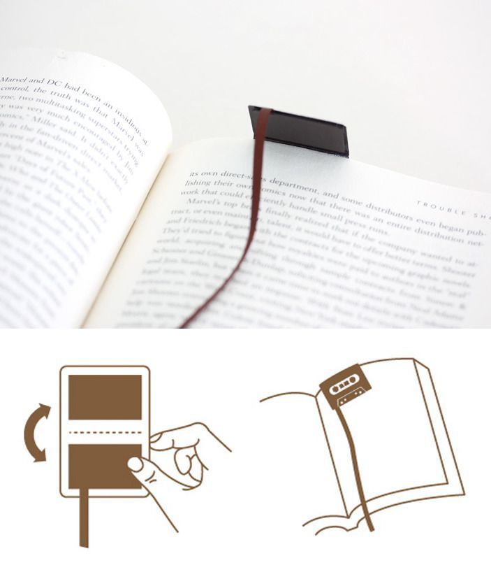 MochiThings: Mini Cassette Bookmark String Set