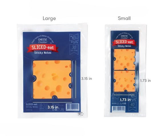 MochiThings: Cheddar Cheese Sticky Note