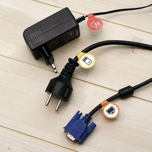 MochiThings: Colorful Cord Tag Sticker