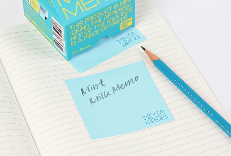 MochiThings: Mint Milk Notepad