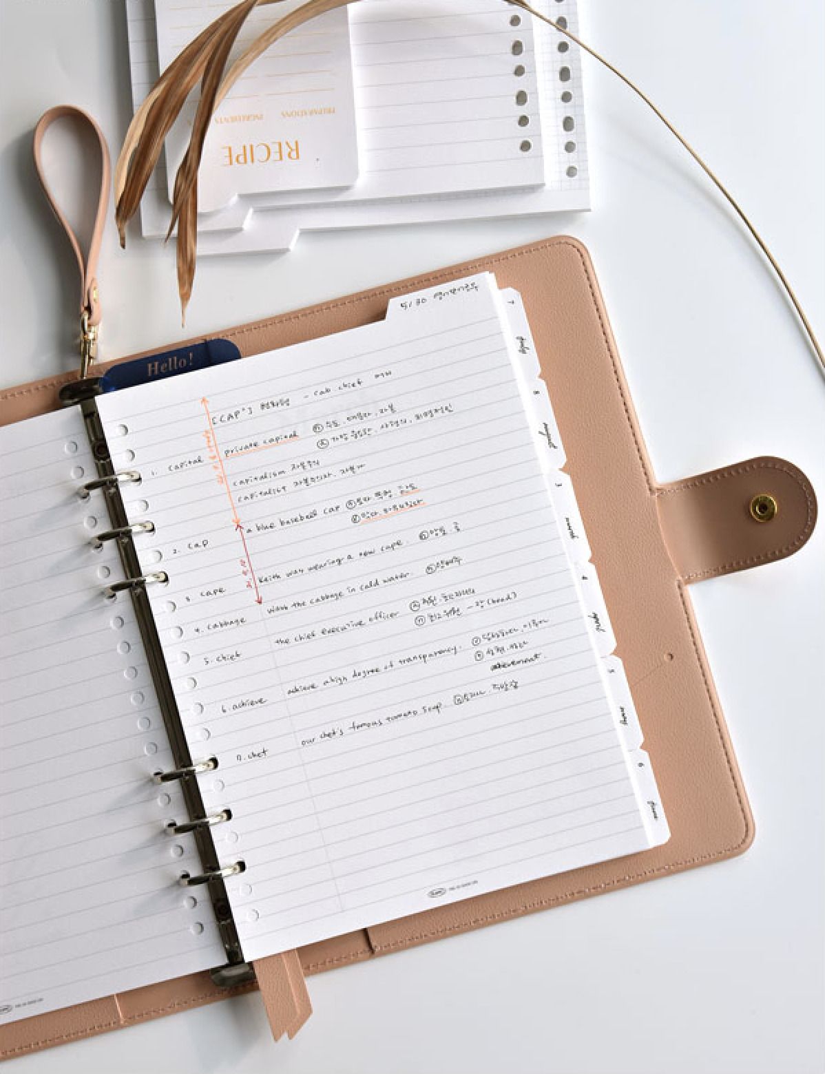 MochiThings: Classy 6 Ring A5 Button Binder