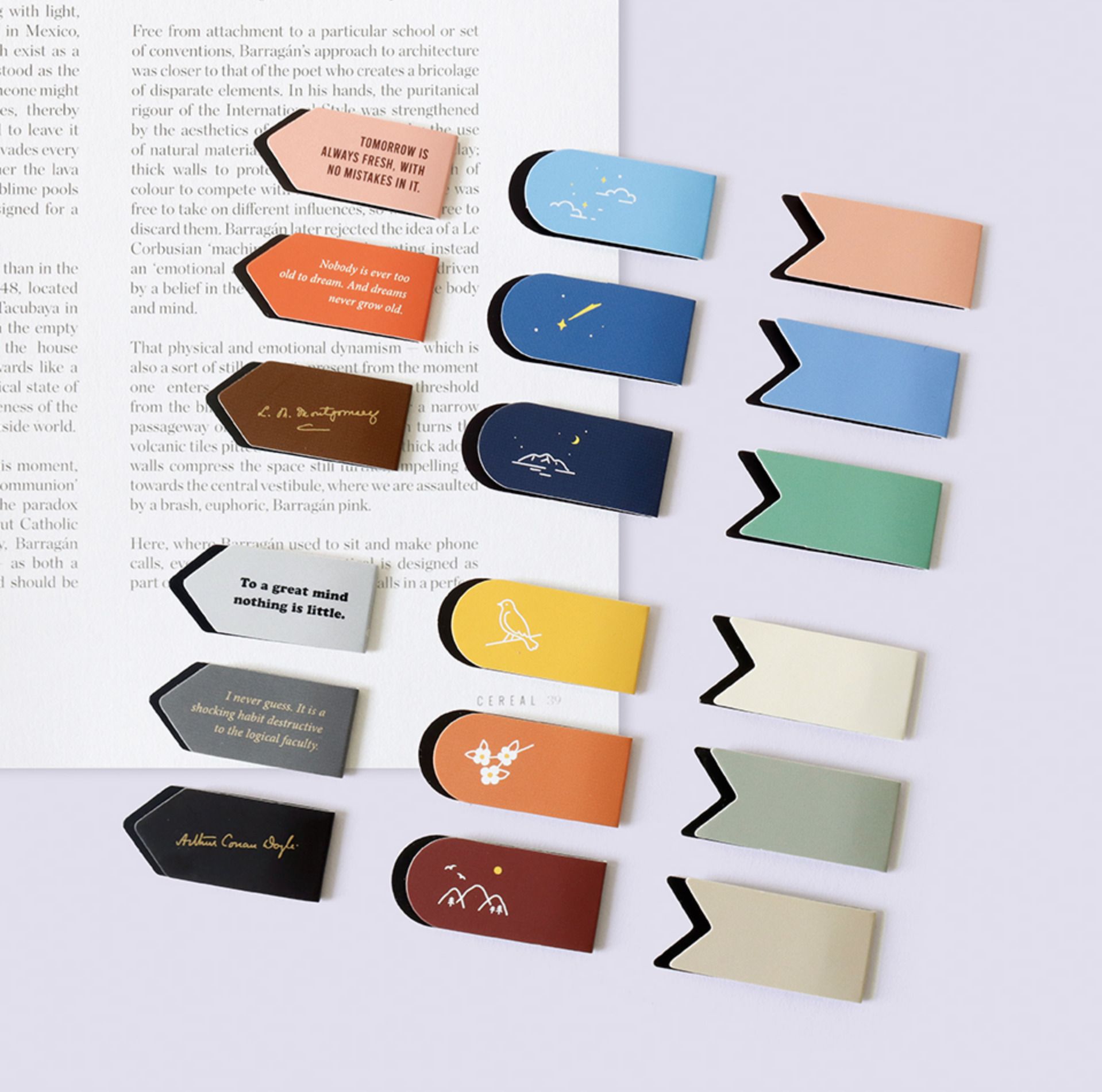 MochiThings: Index Magnetic Bookmark Set
