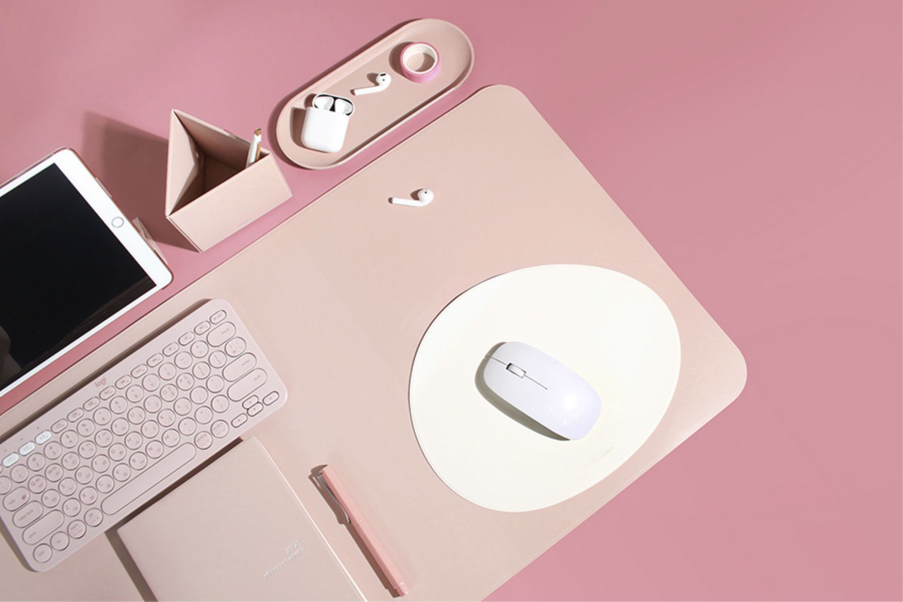 MochiThings: Pebble Vegan Leather Mouse Pad