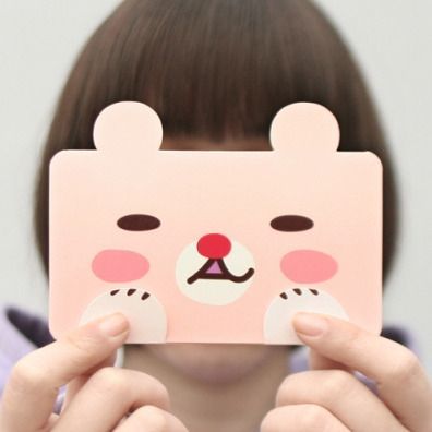 MochiThings: Pink Bear Card