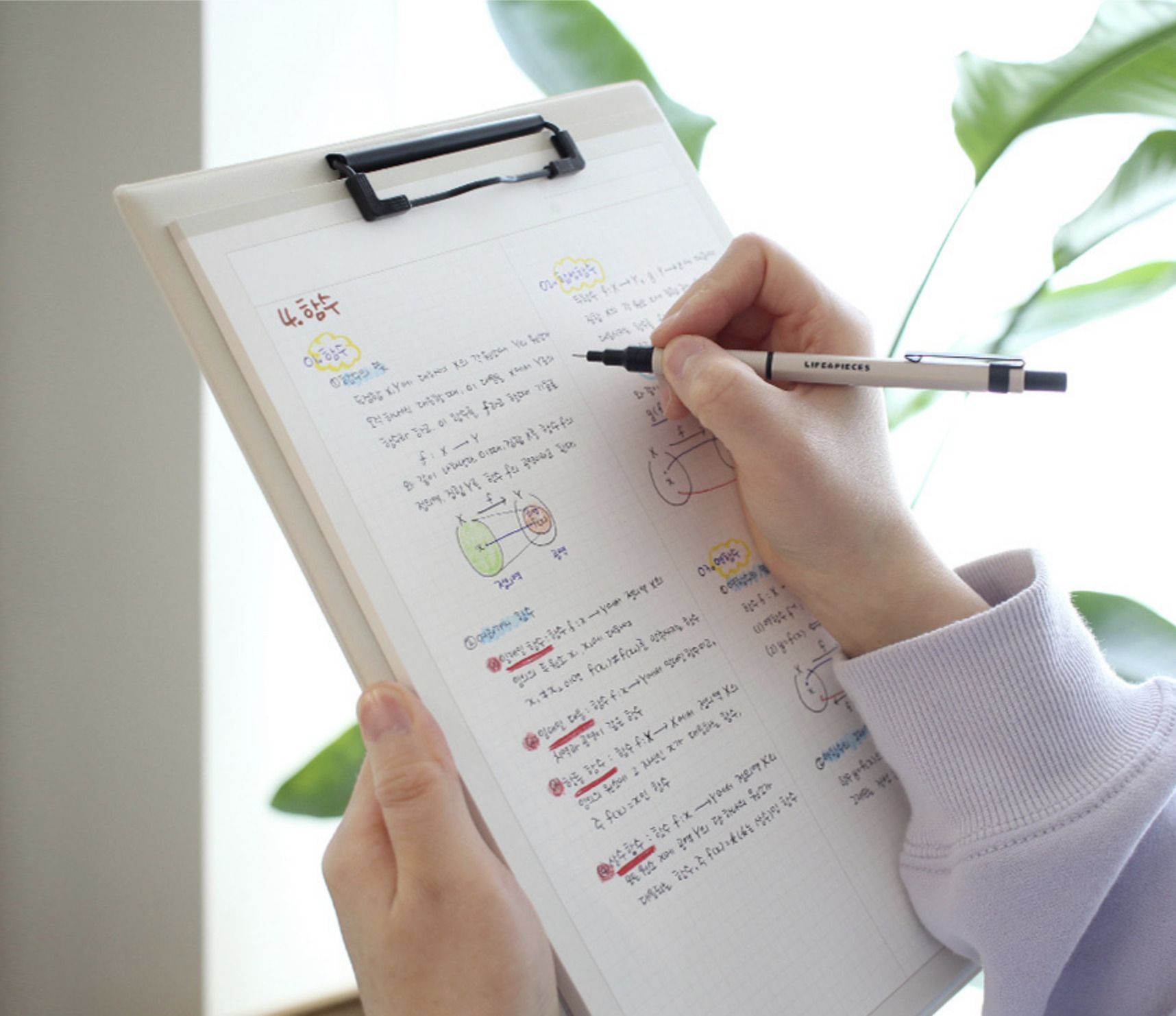 MochiThings: Pastel A4 Grid Notepad