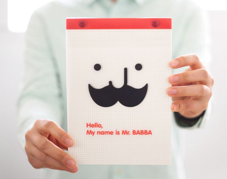 MochiThings: Large Mr. Babba Notepad