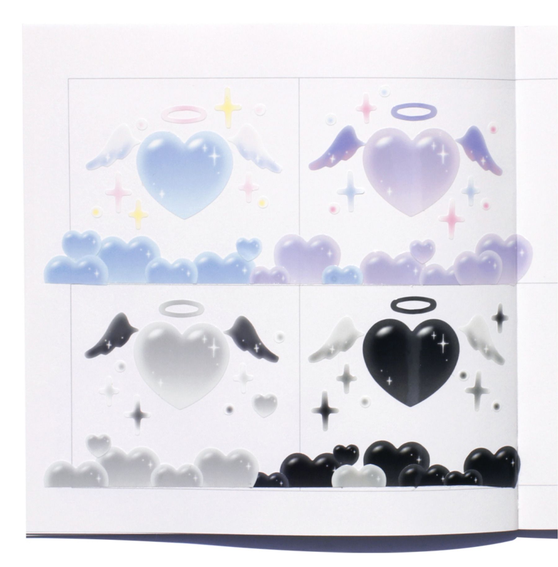MochiThings: Real Love Heart Deco Sticker