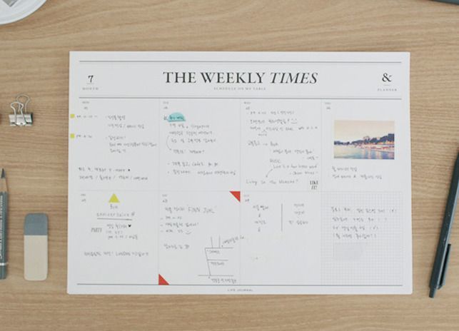 MochiThings: Weekly Schedule Notepad v4