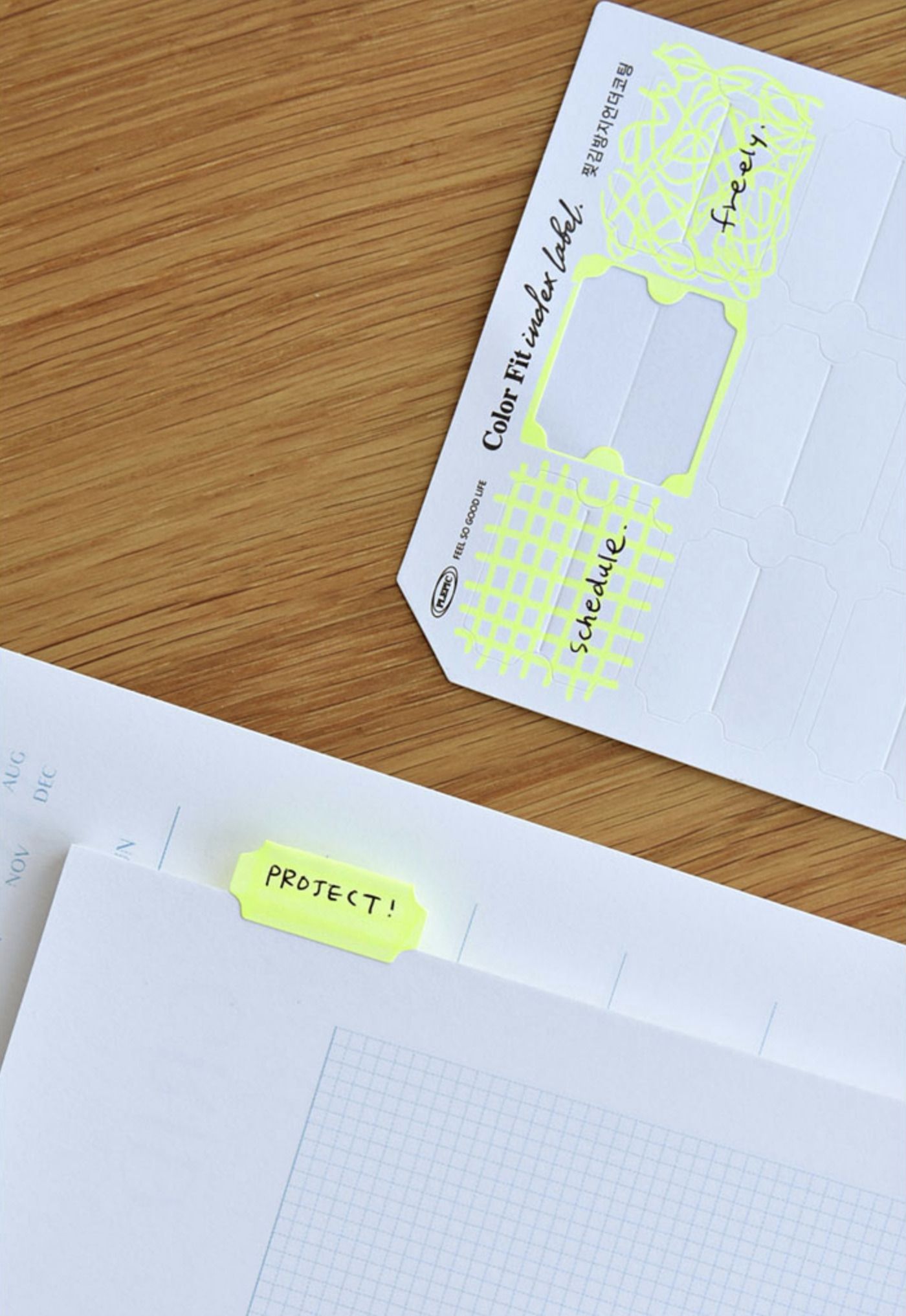 MochiThings: Color Fit Index Label Sticker